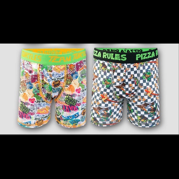 Nickelodeon | Accessories | Teenage Mutant Ninja Turtles Boys Boxer ...
